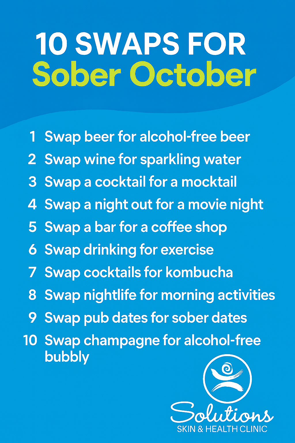 10 Alcohol Swaps – Solutions Product Co